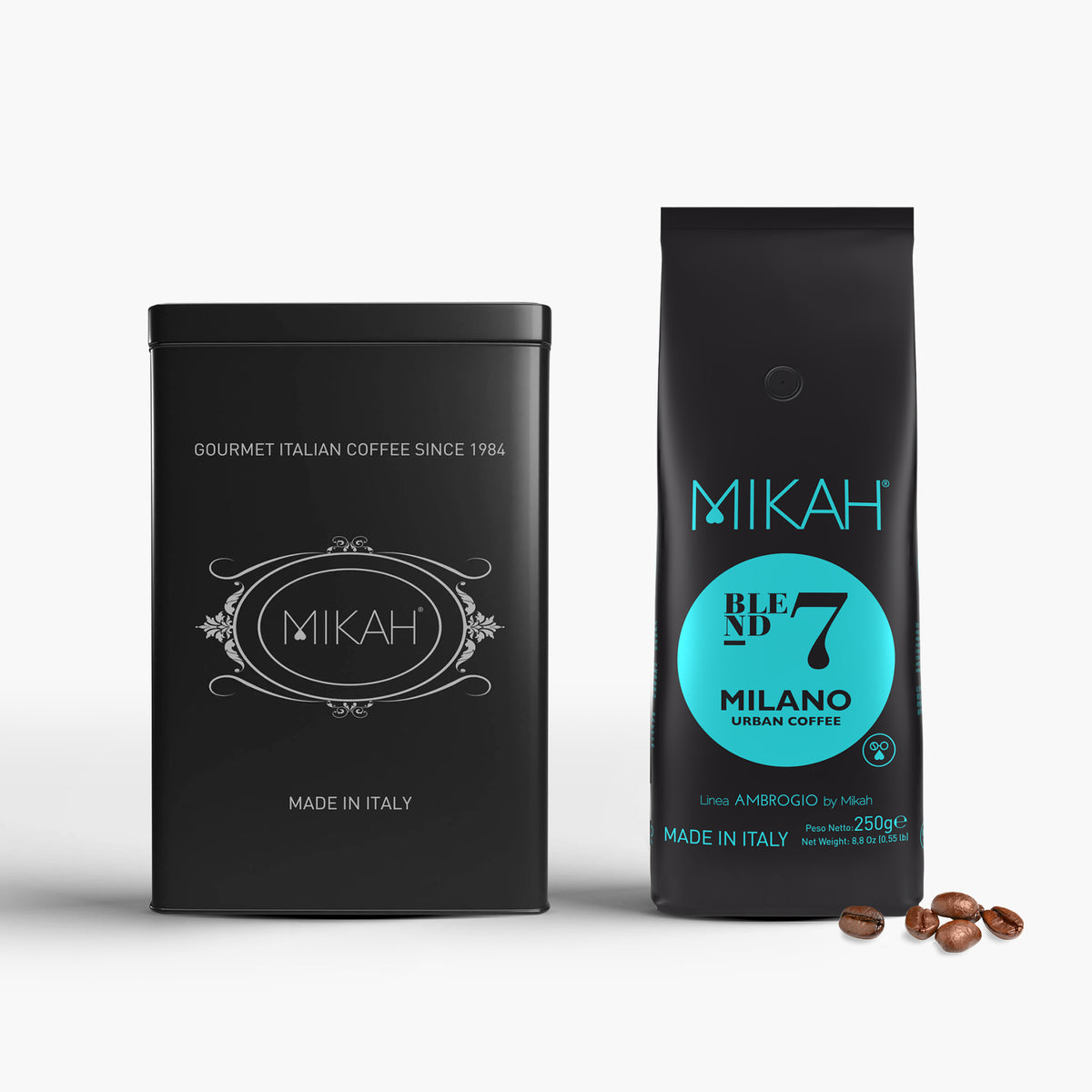 Mikah Classic - Can with coffee beans – MIKAH World